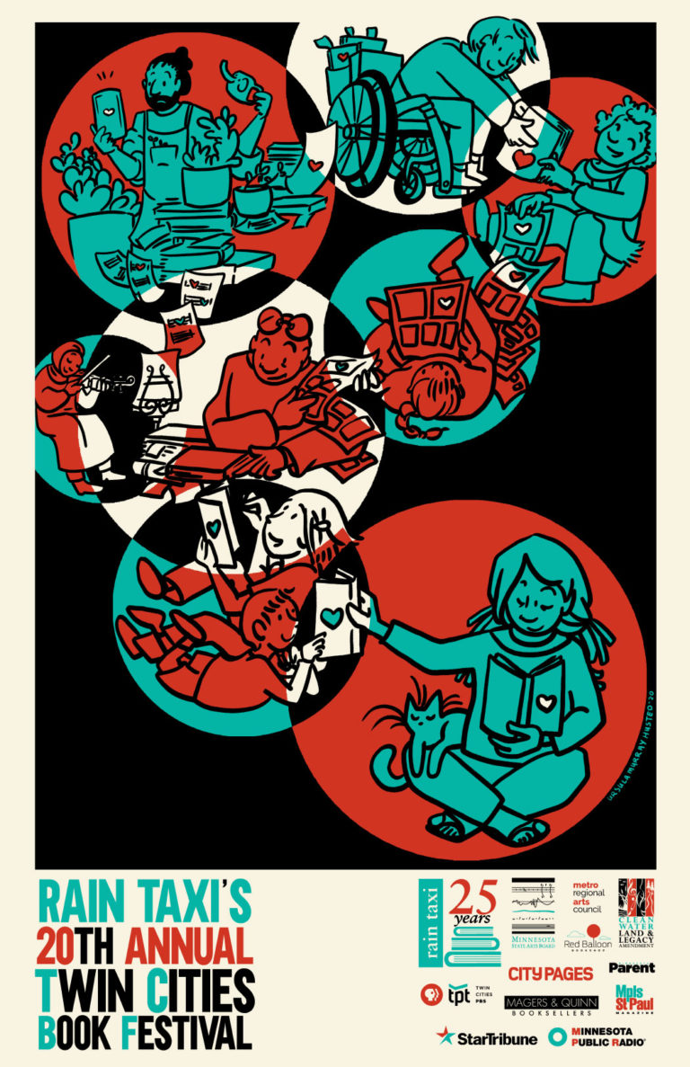 2020 TCBF Commemorative Poster - Rain Taxi